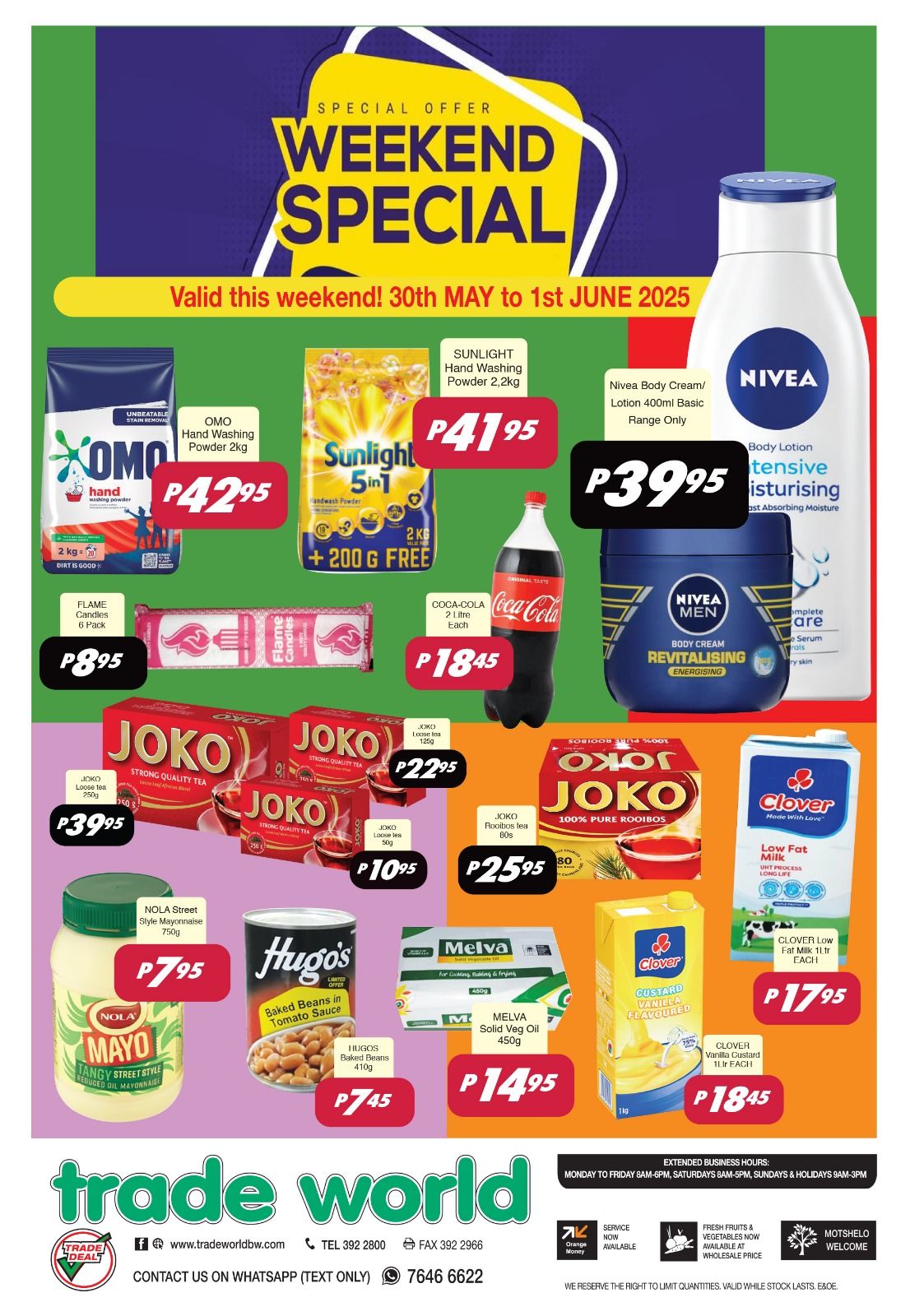 [Trade World - 30/05/2025] - Ends on 2025-06-02T00:00:00.000000Z