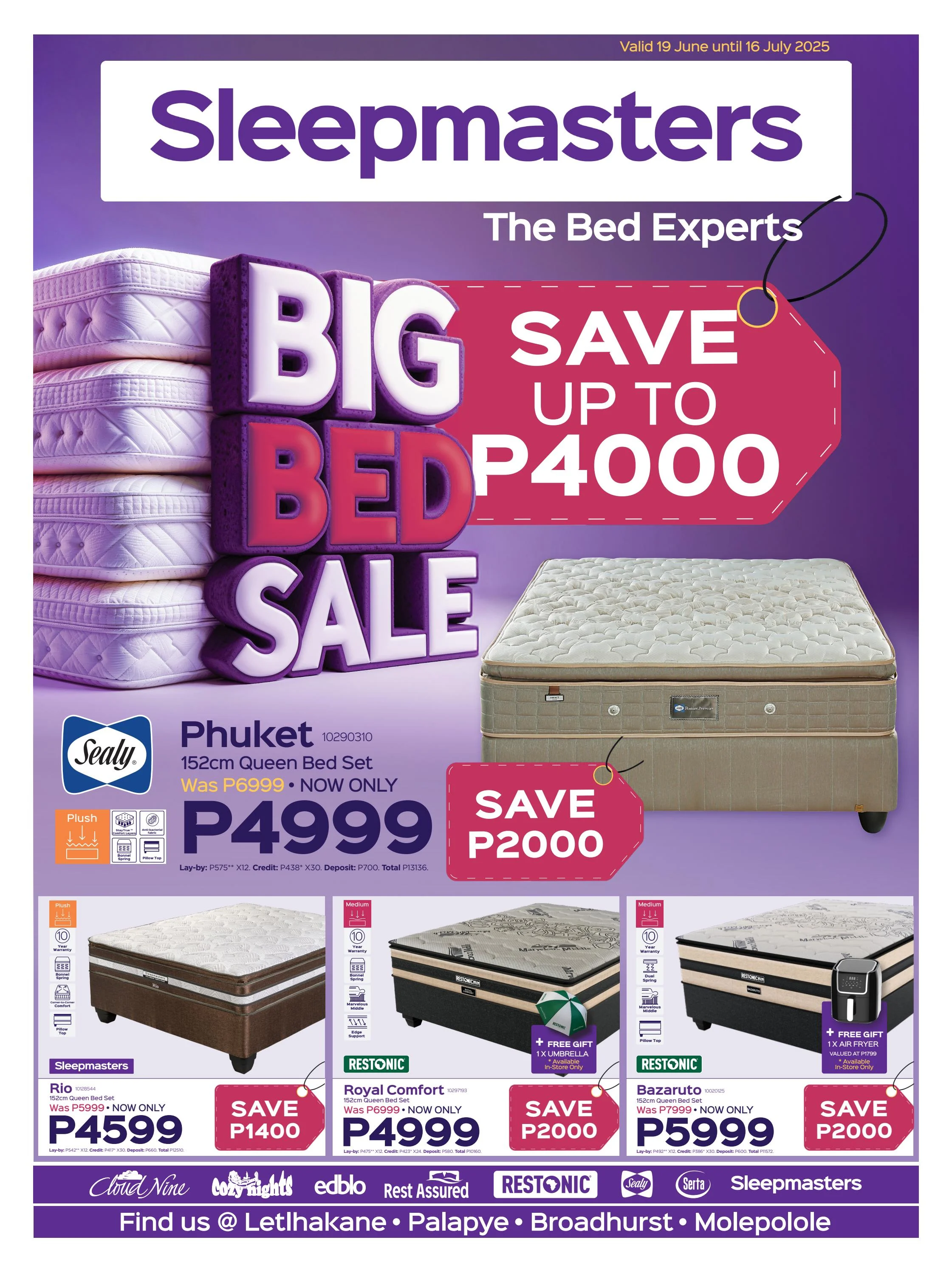 [Sleepmasters - 24/06/2025] - Ends on 2025-07-17T00:00:00.000000Z