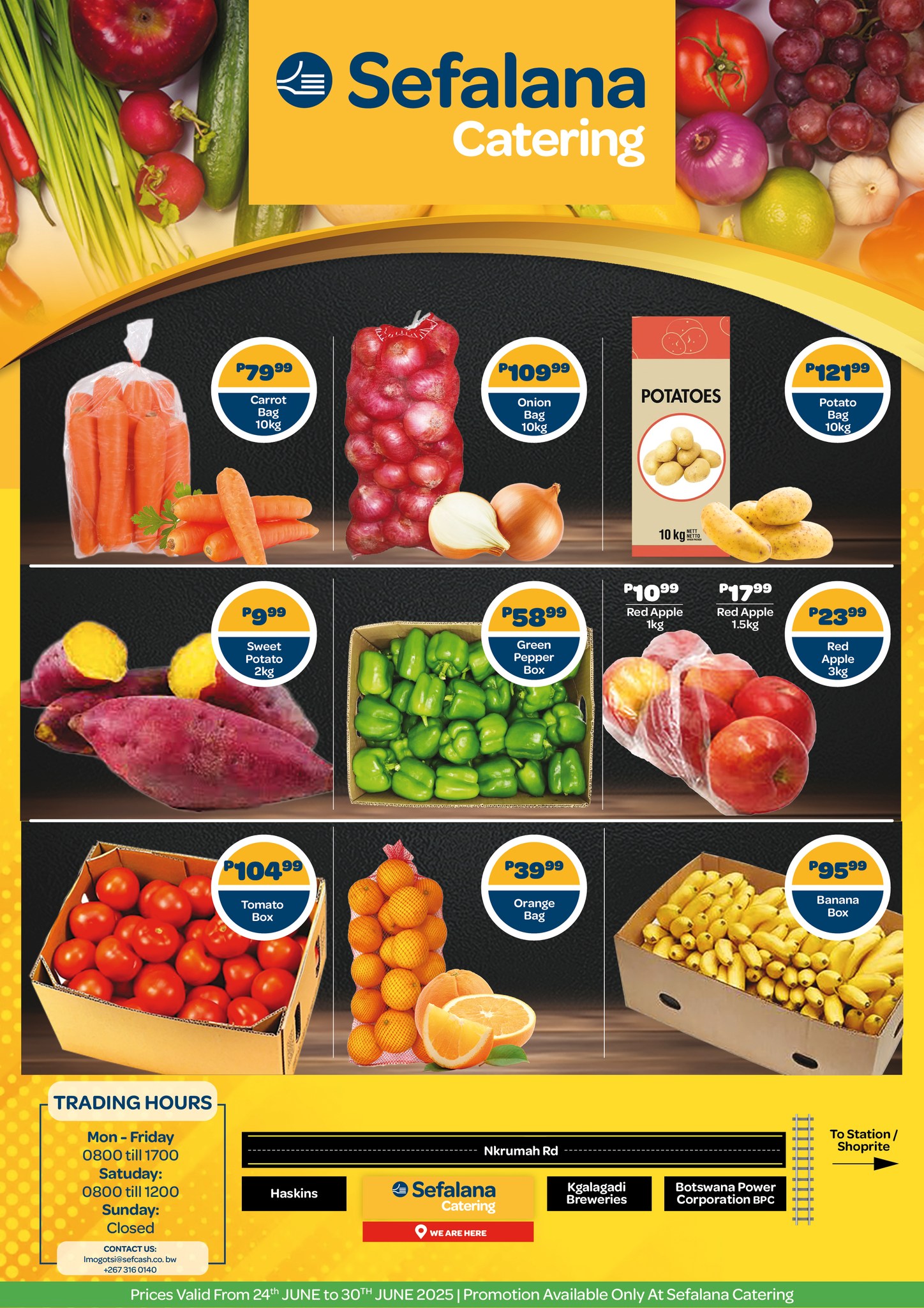 [Sefalana Catering - 25/06/2025] - Ends on 2025-07-01T00:00:00.000000Z