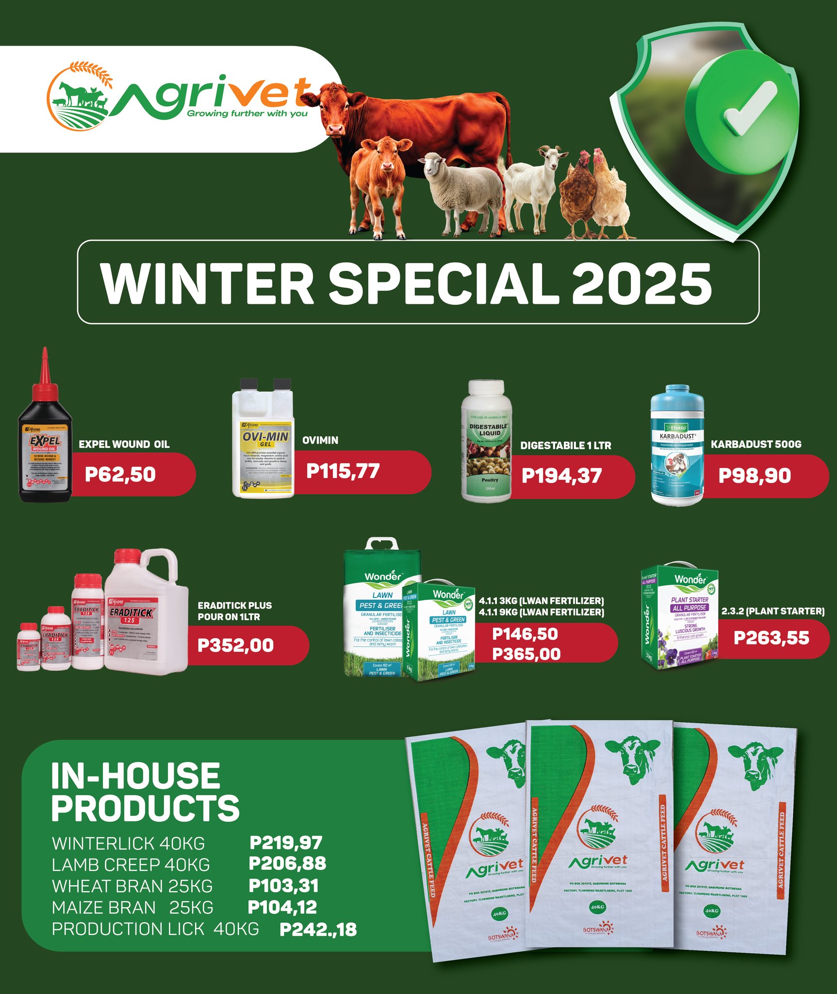 [Agrivet Botswana - 26/06/2025] - Ends on 2025-08-01T00:00:00.000000Z