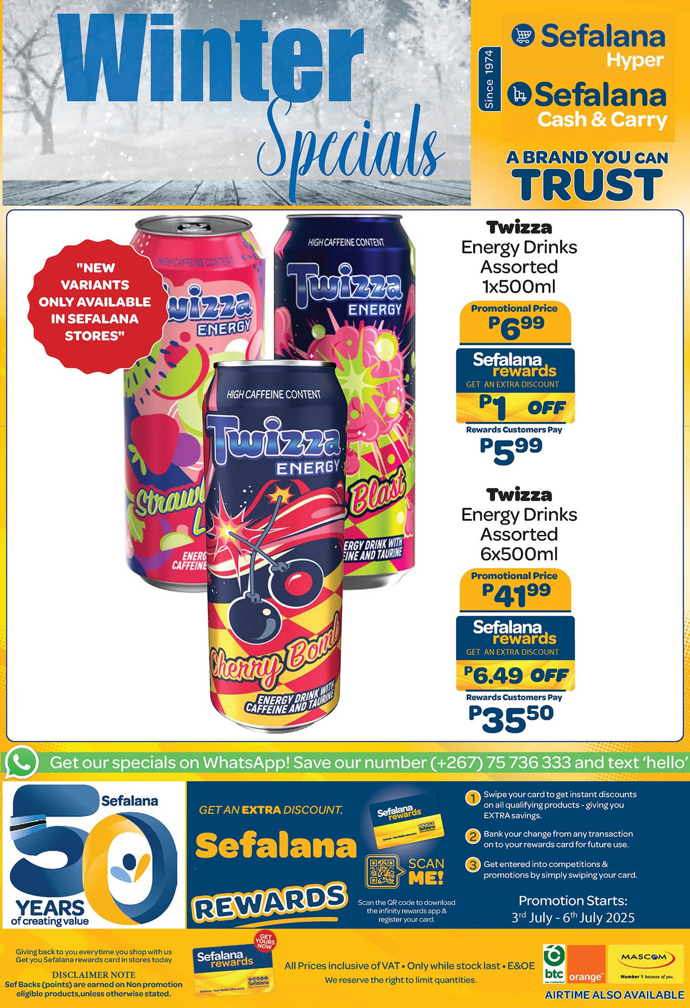 [Sefalana Hyper - 24/06/2025] - Ends on 2025-08-07T00:00:00.000000Z