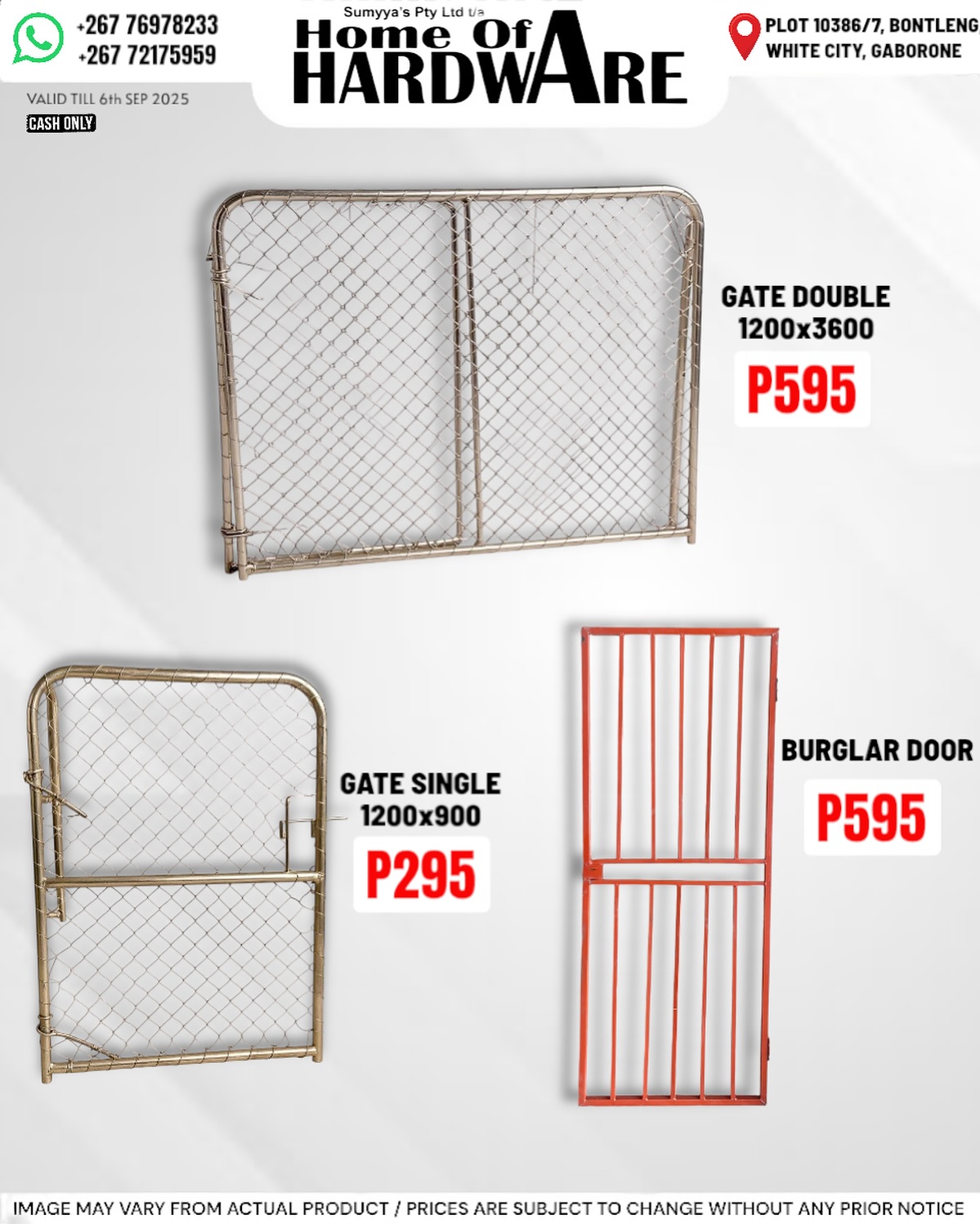 [Home Of Hardware - 10/07/2025] - Ends on 2025-09-07T00:00:00.000000Z