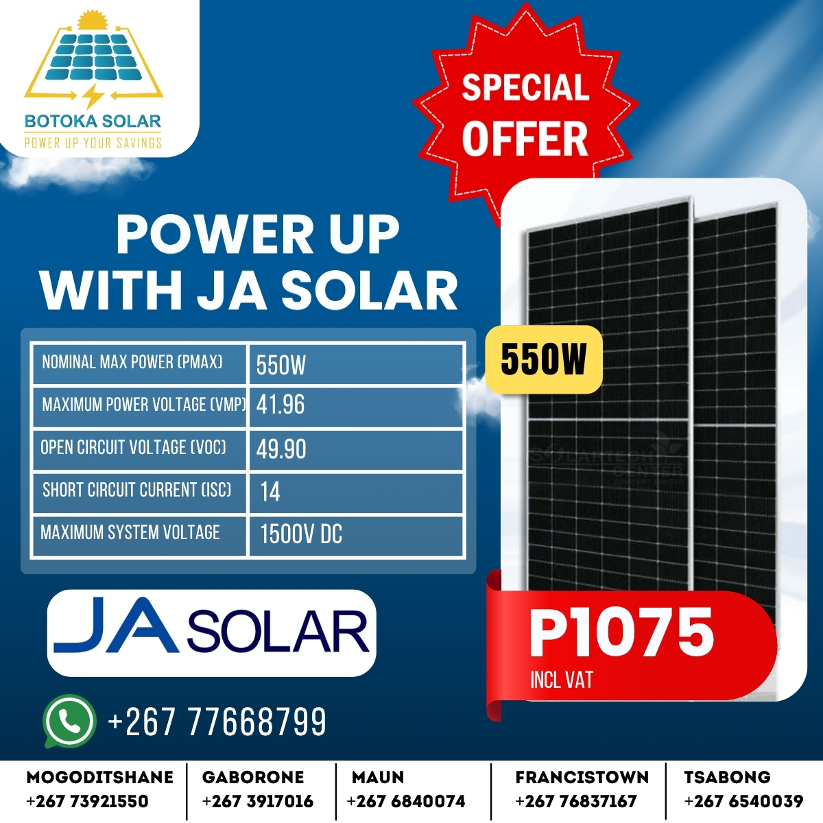 [Solar City Botswana - 15/07/2025] - Ends on 2025-09-01T00:00:00.000000Z
