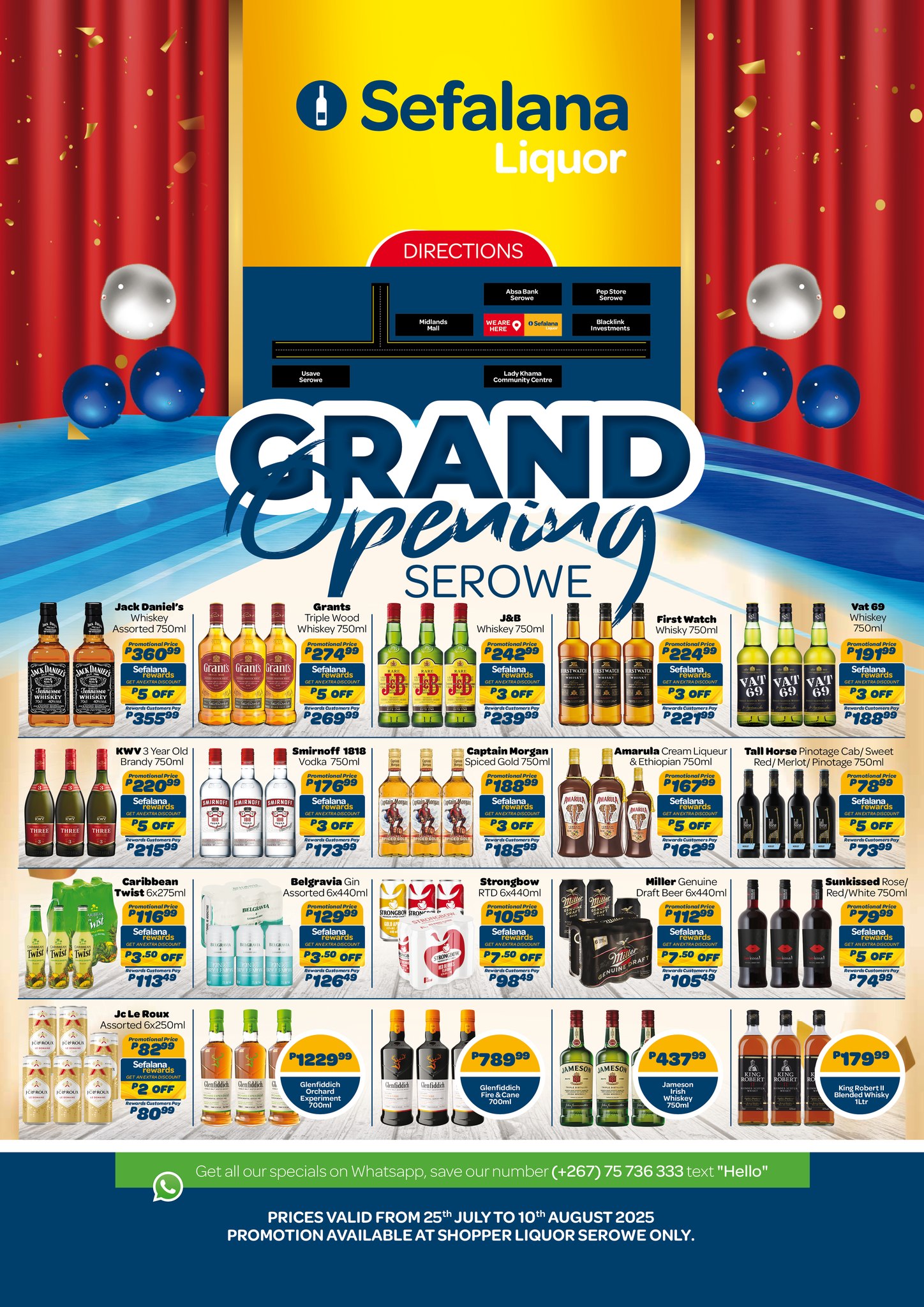 [Sefalana Liqour - 25/07/2025] - Ends on 2025-08-11T00:00:00.000000Z