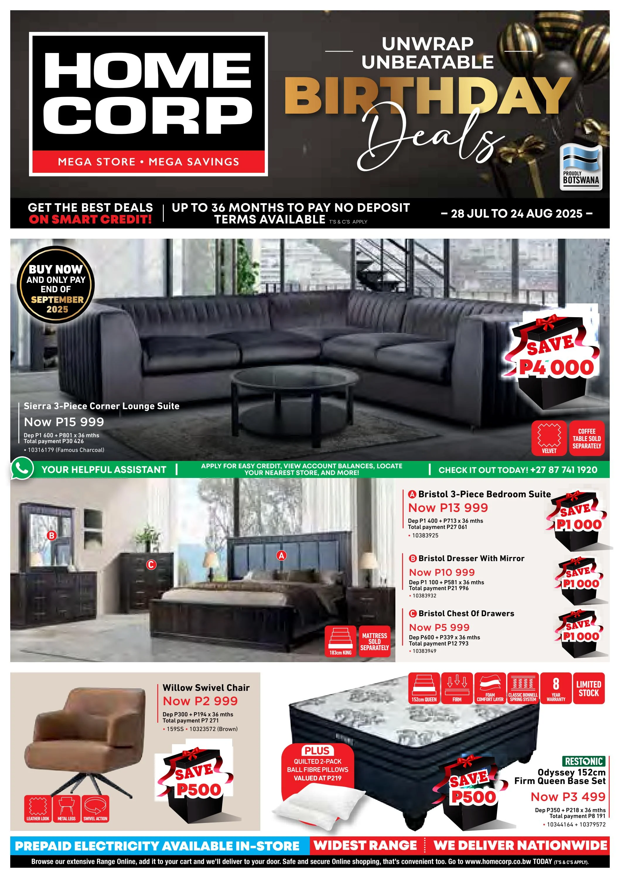 [Home Corp - 28/07/2025] - Ends on 2025-08-25T00:00:00.000000Z