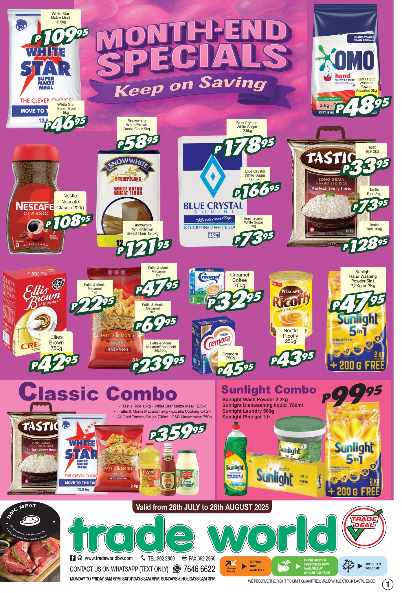 [Trade World - 30/07/2025] - Ends on 2025-08-26T00:00:00.000000Z