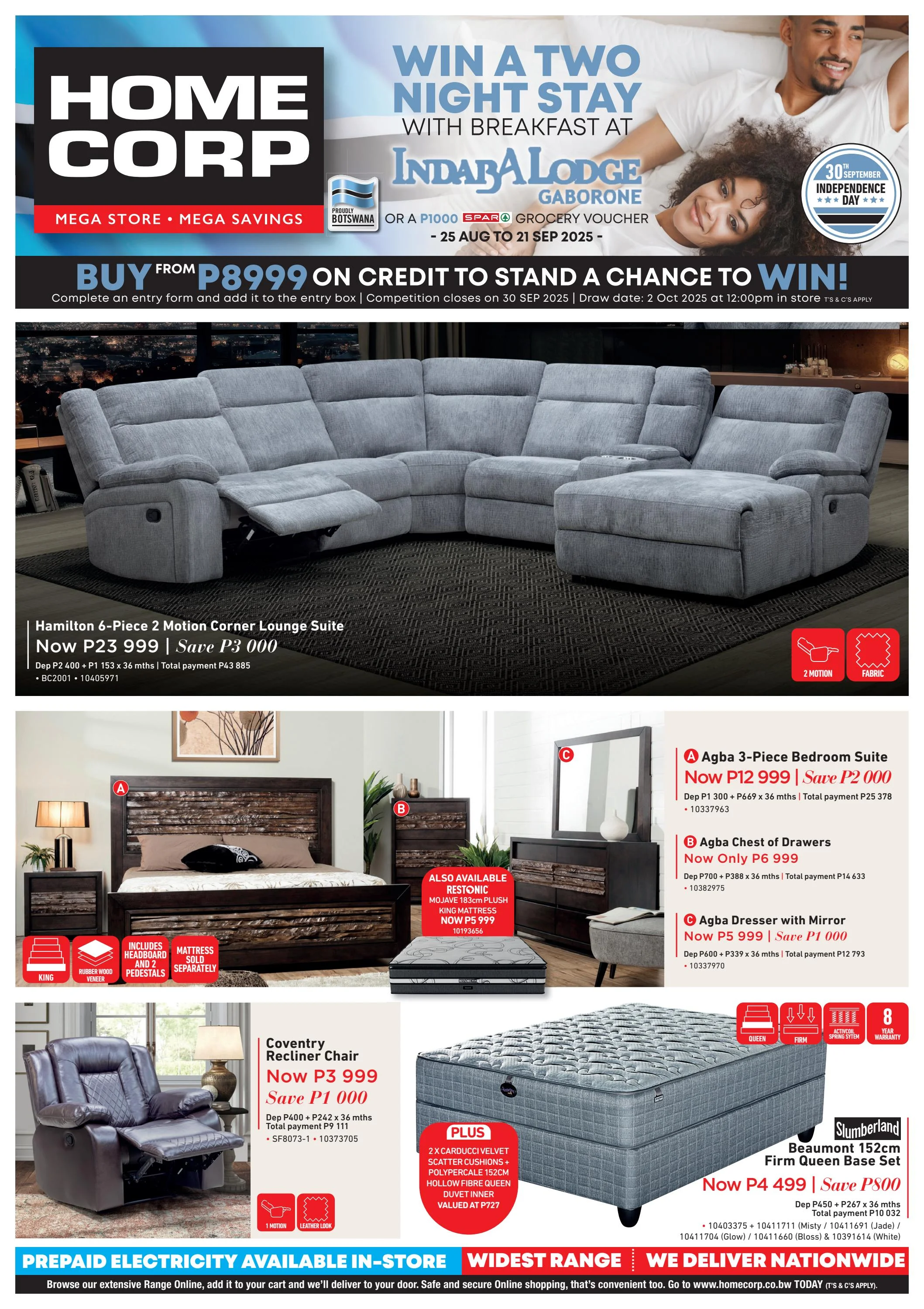 [Home Corp - 25/08/2025] - Ends on 2025-09-21T00:00:00.000000Z
