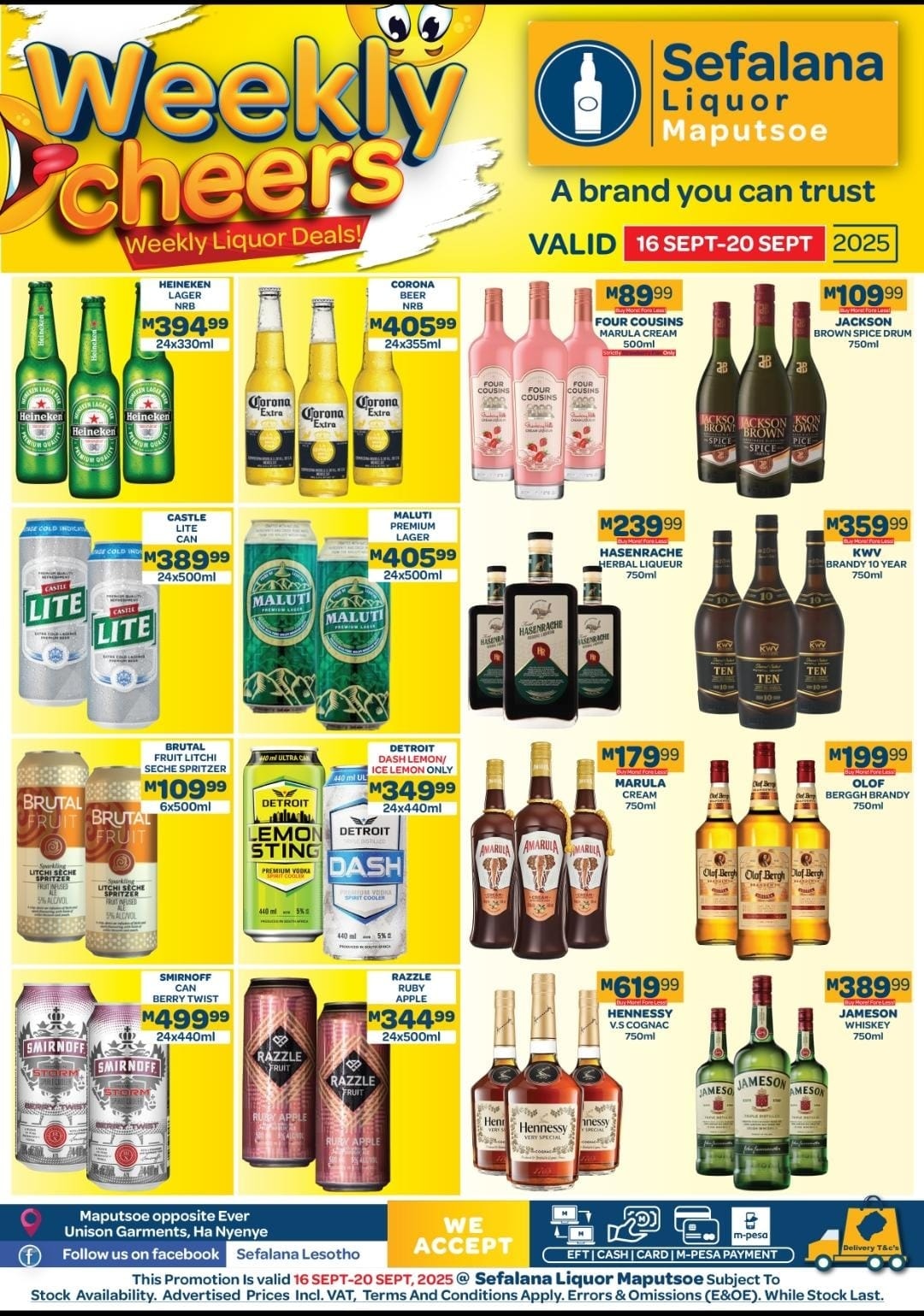 [Sefalana Liqour Lesotho - 17/09/2025] - Ends on 2025-09-21T00:00:00 ...