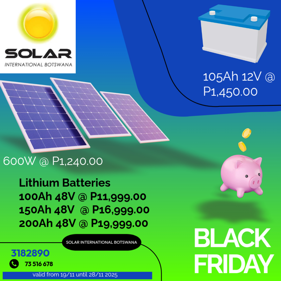 [Solar International Botswana - 20/11/2025] - Ends on 2025-11-29T00:00: ...