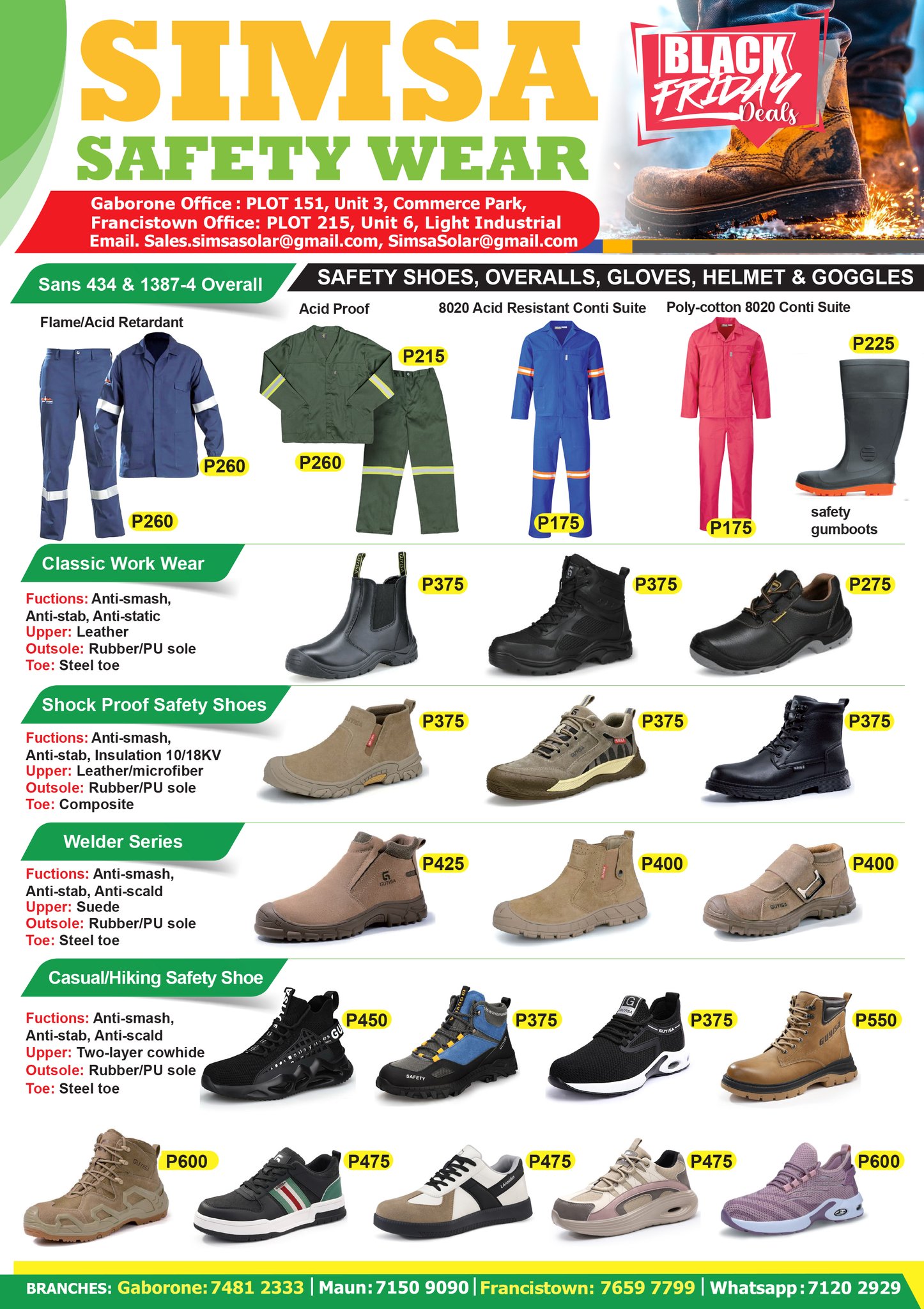[Simsa Safety Wear - 21/11/2025] - Ends on 2025-12-01T00:00:00.000000Z