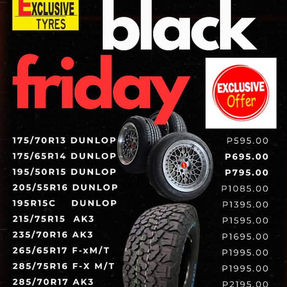 [Exclusive Tyres - 28/08/2025] - Ends on 2025-12-01T00:00:00.000000Z