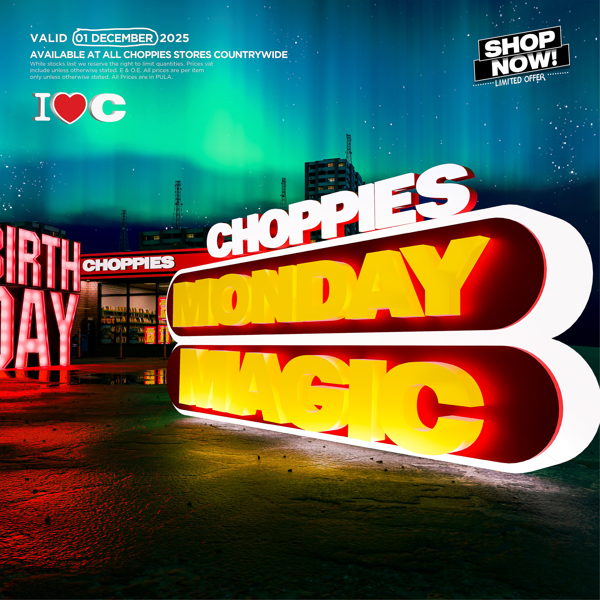 [Choppies - 01/12/2025] - Ends on 2025-12-02T00:00:00.000000Z