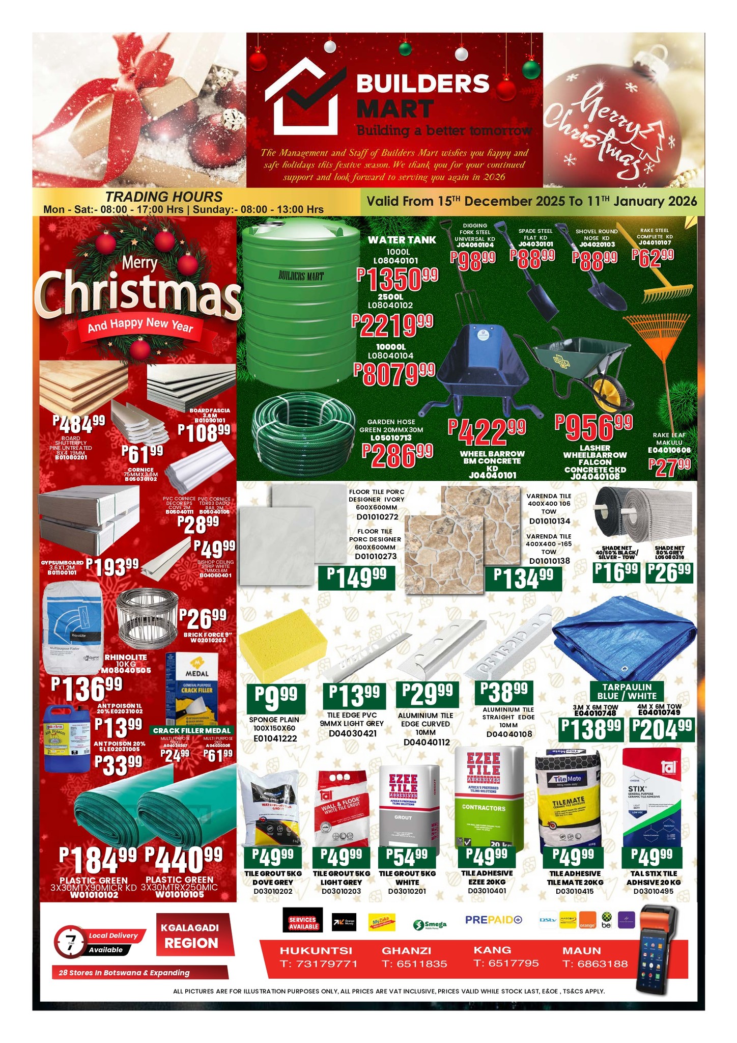 [Builders Mart - 15/12/2025] - Ends on 2026-01-12T00:00:00.000000Z