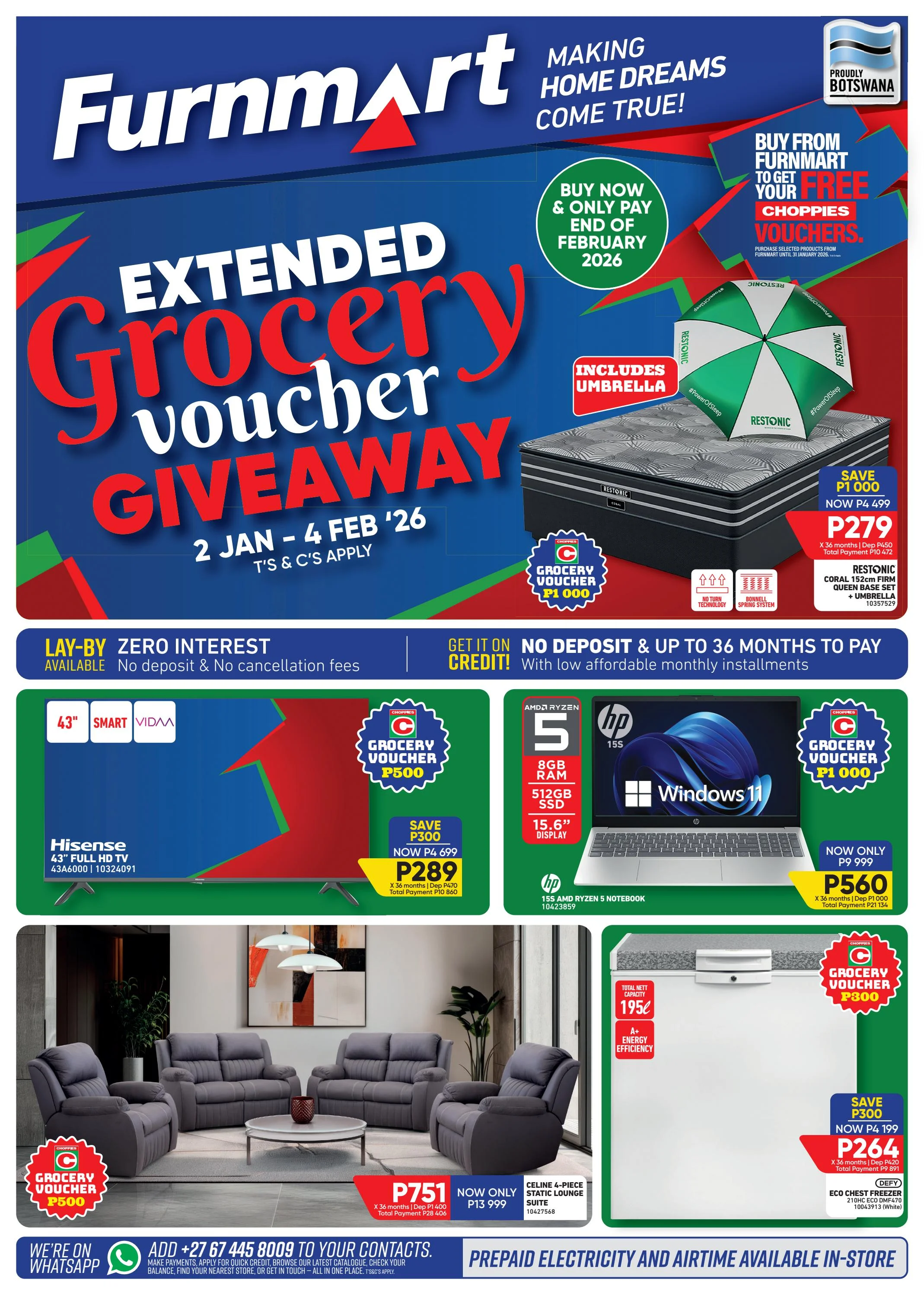 [Furnmart - 07/01/2026] - Ends on 2026-02-05T00:00:00.000000Z