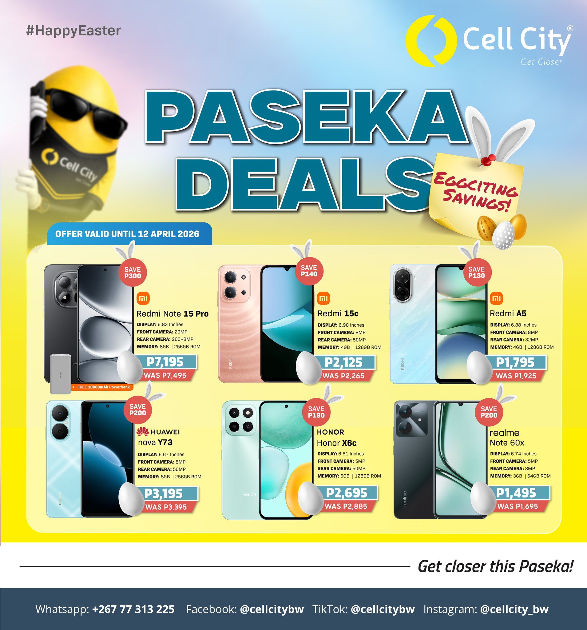 [Cell City - 27/03/2026] - Ends on 2026-04-13T00:00:00.000000Z